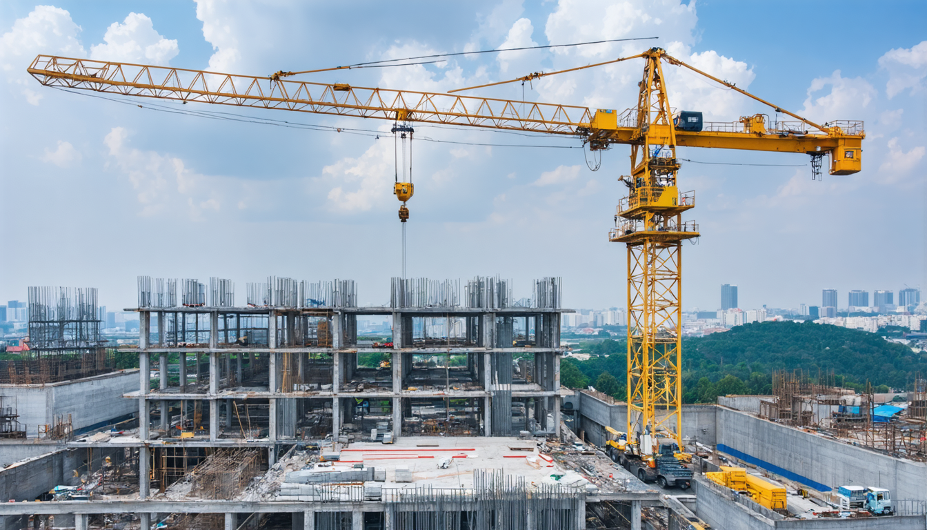 Grue mobile ou à tour : le bon choix pour booster votre chantier
